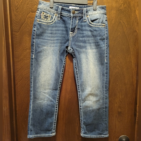 Vigoss | Jeans | Vigoss Capri Jeans With Vintage Fading | Poshmark